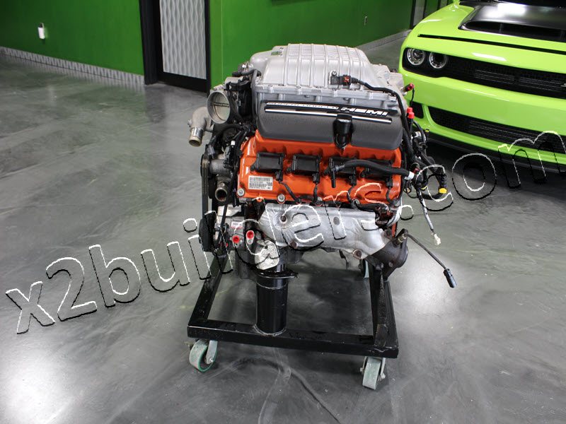 Salvage 2018 Jeep Grand Cherokee Trackhawk 6.2L Hellcat HEMI V8 engine ...