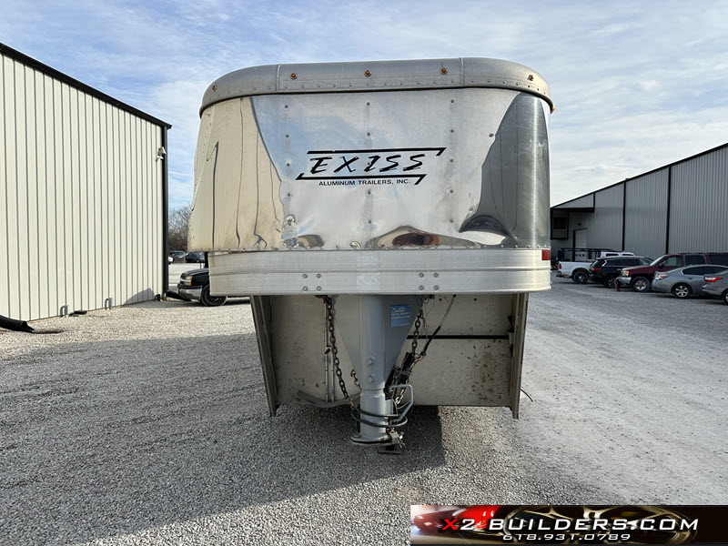 Salvage 2003 Exiss Aluminum Horse Trailer | X2 BUILDERS