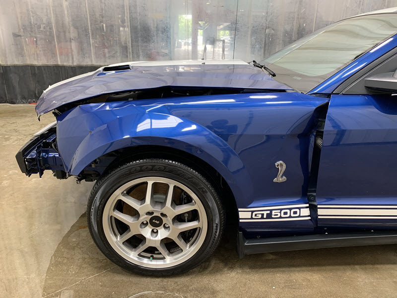 Salvage 2007 Ford Mustang Shelby GT500 | X2 BUILDERS
