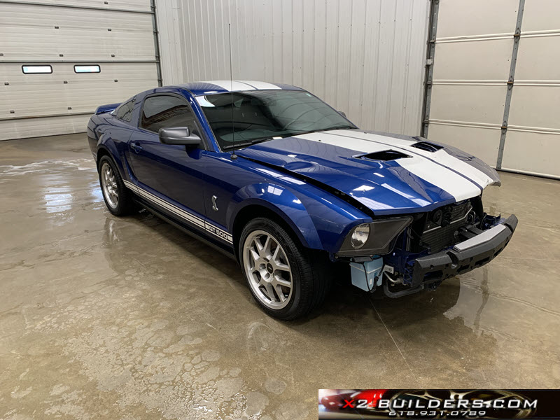 Salvage 2007 Ford Mustang Shelby GT500 | X2 BUILDERS