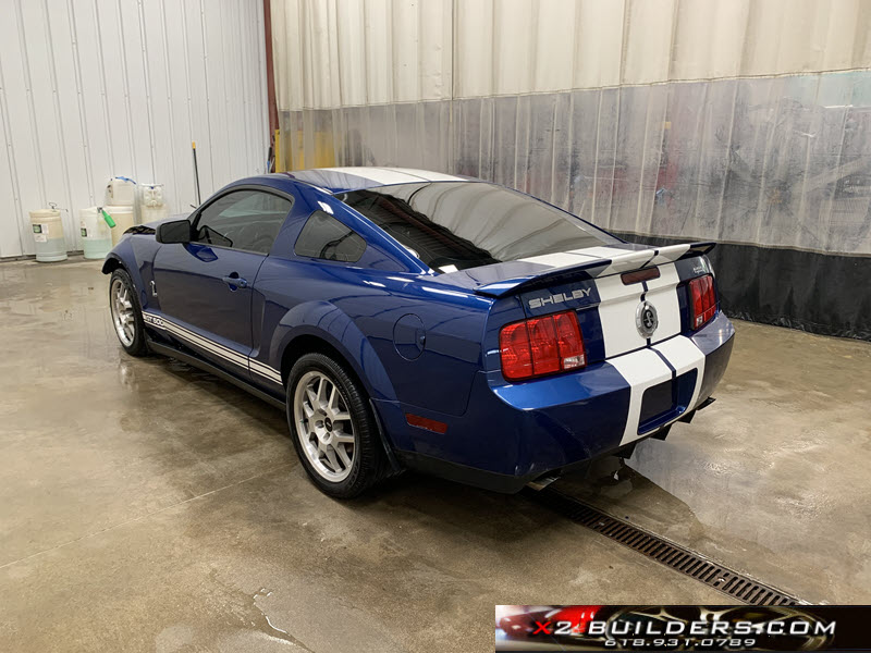 Salvage 2007 Ford Mustang Shelby GT500 | X2 BUILDERS