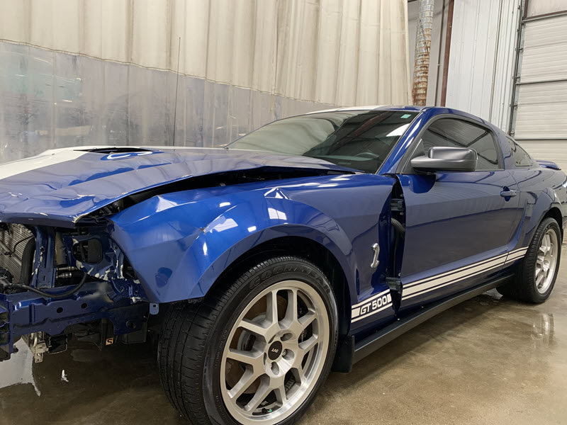 Salvage 2007 Ford Mustang Shelby GT500 | X2 BUILDERS