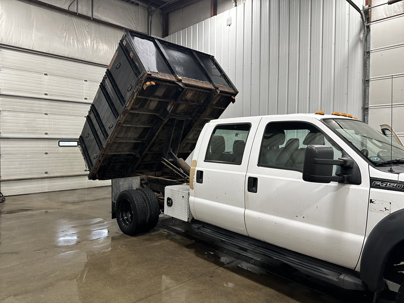 Salvage 2015 Ford F-450 XL Super Duty Dump CLEAN TITLE | X2 BUILDERS