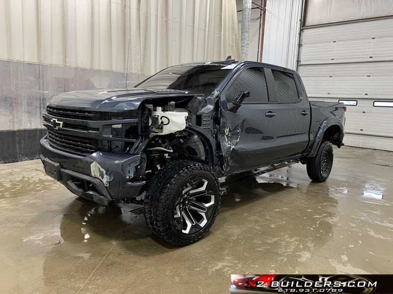 Salvage 2019 Chevrolet Silverado K1500 RST Black Widow | X2 BUILDERS