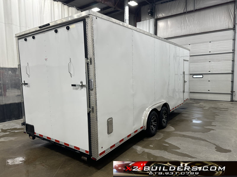Salvage 2021 Arising Enclosed Trailer | X2 BUILDERS