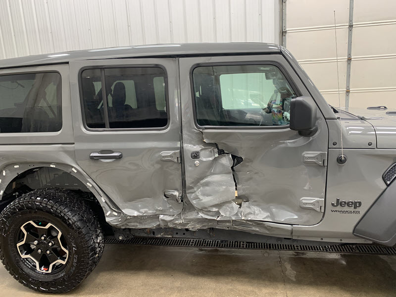 Salvage 2022 Jeep Wrangler Unlimited Sport S 4x4 | X2 BUILDERS